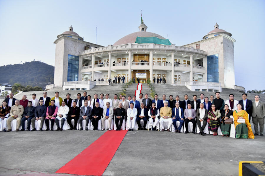 Group Photo of the 7th Session of 12th Manipur Legislative Assembly ...
