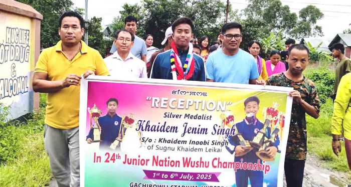 Wushu medallist Kh Jenim feted : 08th jul25 ~ E-Pao! Headlines