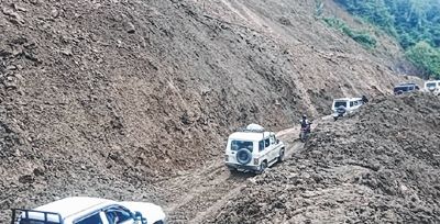 Vehicular movement resumes along NH-37 : 18th jul25 ~ E-Pao! Headlines