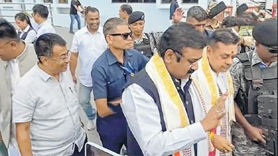 Patra, Gopchade arrive, discuss PM's visit : 11th sep25 ~ E-Pao! Headlines