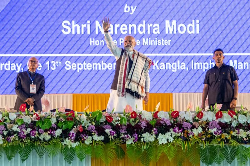 Prime Minister Narendra Modi visited Manipur at Churachandpur and Imphal :: September 13, 2025 ...