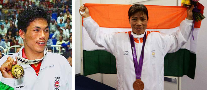 Padma Bhushan for Mary Kom and Padma Shri to Dingko Singh 2013