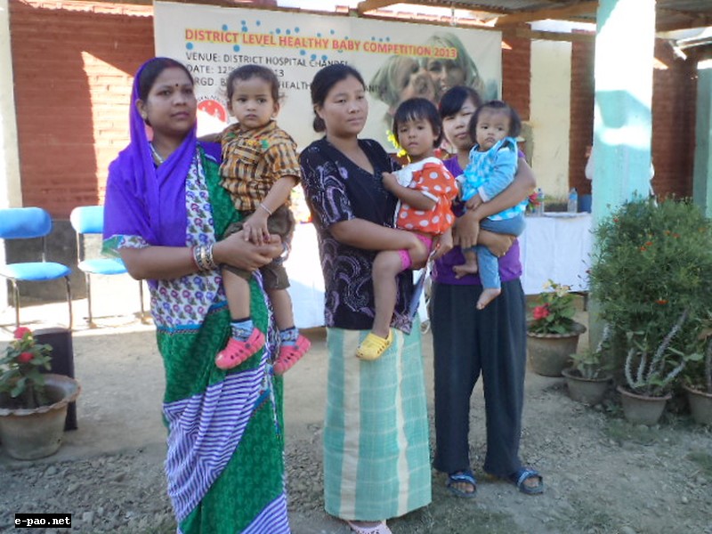 Healthy baby show competition at District Hospital Chandel 20131113