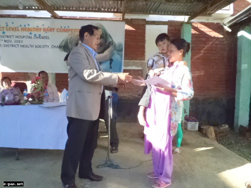 Healthy baby show competition at District Hospital Chandel 20131113