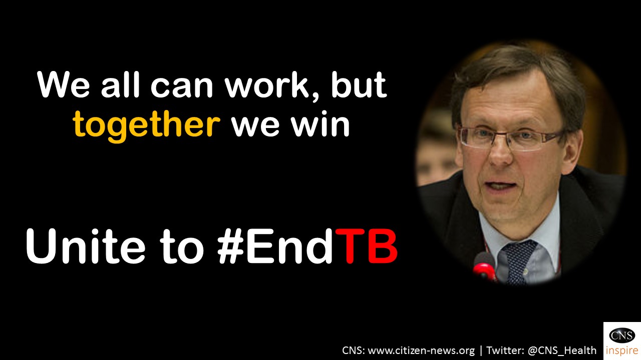 We all can work but together we win Unite to EndTB By Shobha Shukla