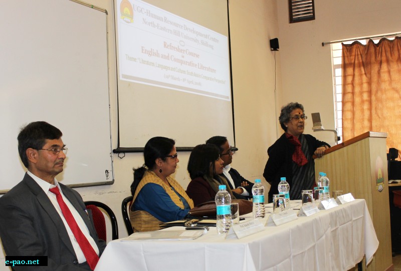 Course in Comparative Literature for Teachers at NEHU 20180320