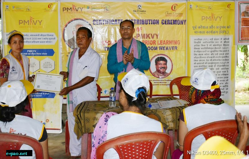 Certificate Distribution of RPL PMKVY at Baishalgarh 20180814