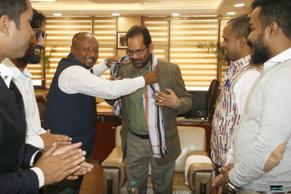 Manipur Muslim Organizations met with Union Minority Minister 20181120