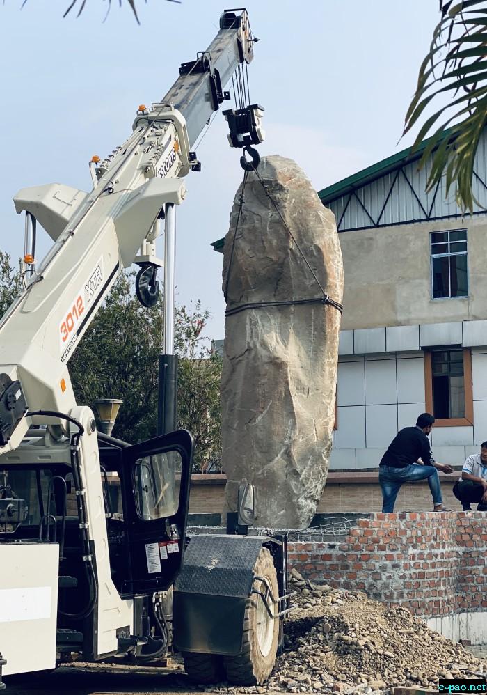 Giant monolith to be unveiled on Manipuri cinema Golden Jubilee 20210409