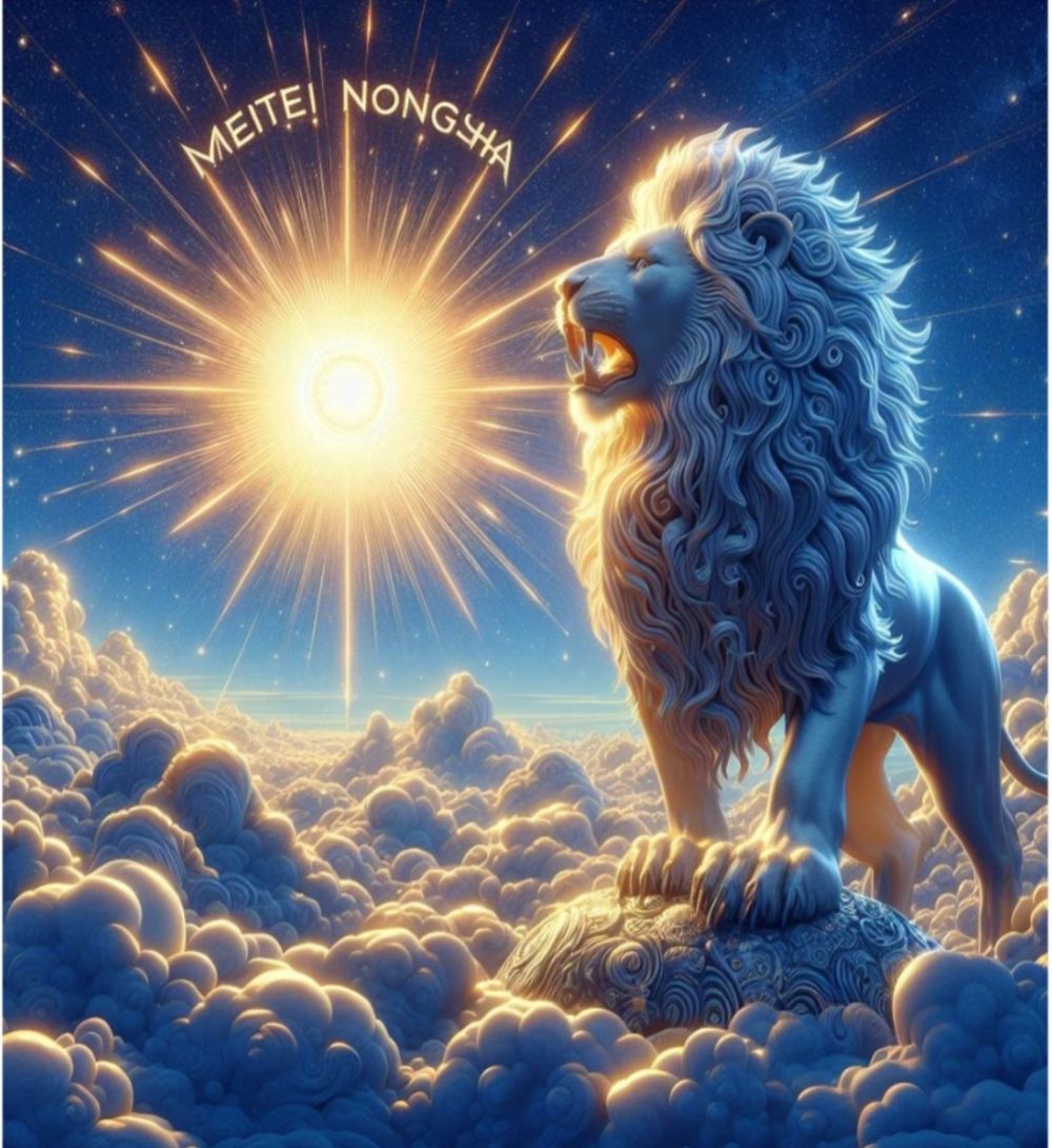 Meitei Nongsha An Artwork Part 1 By O Ponting