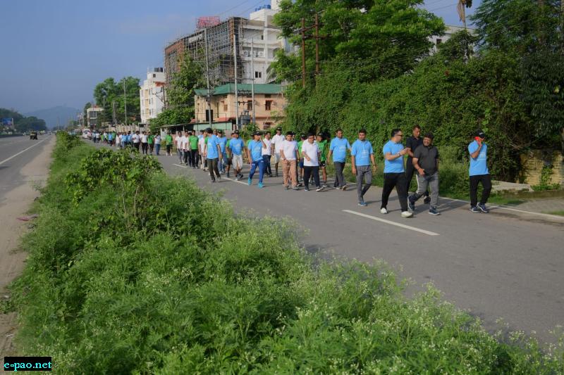 Walkathon to promote health at Guwahati 20240625