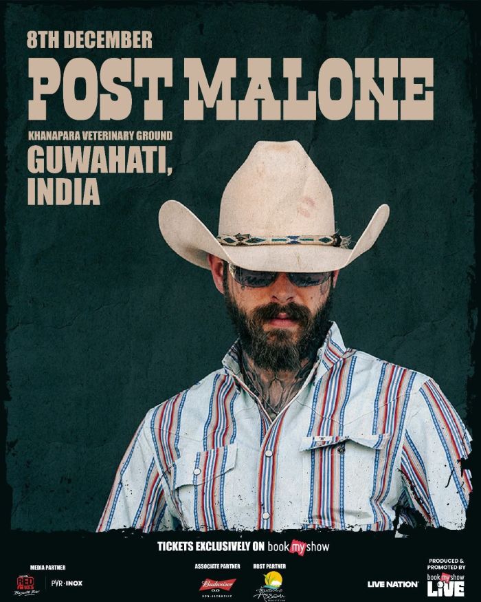Post Malone First Ever Headline Show at Guwahati 20250919