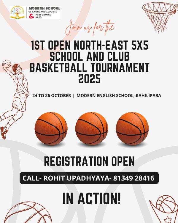1st Open North East School Club Basketball Tournament 2025