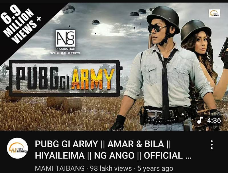 PUBG Gi Army Maniwood goes Gamer Mode By Oinamcha Khumancha